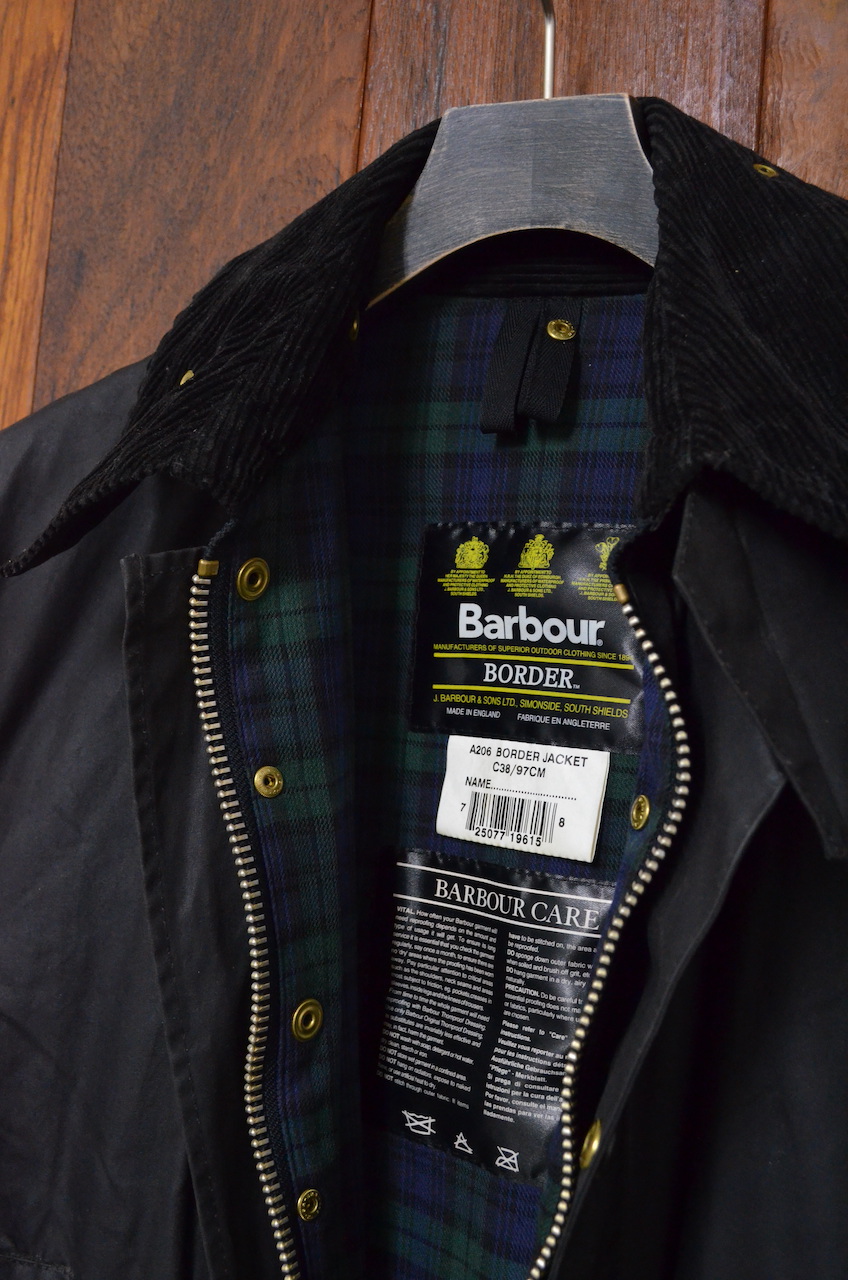 Barbour Border black 3crest c38 e1102c | British wax-jacket market